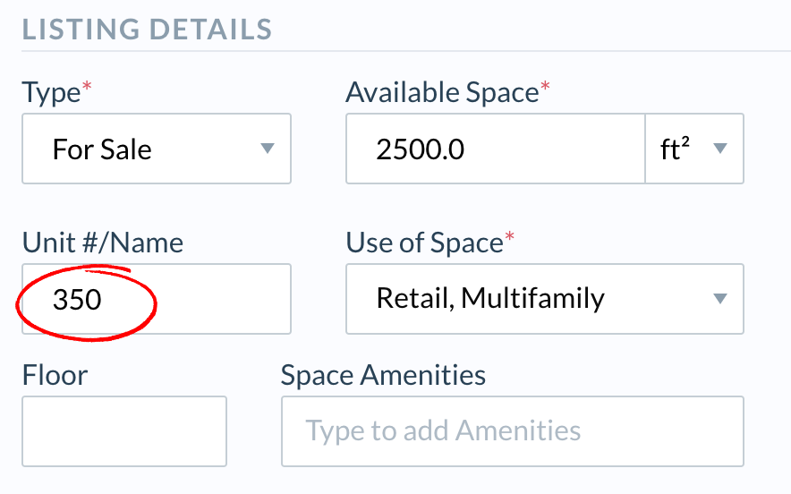 How do I edit a listing's suite number? – Spacelist