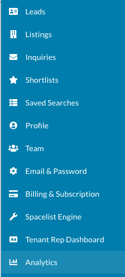 How do I access Spacelist Analytics? – Spacelist