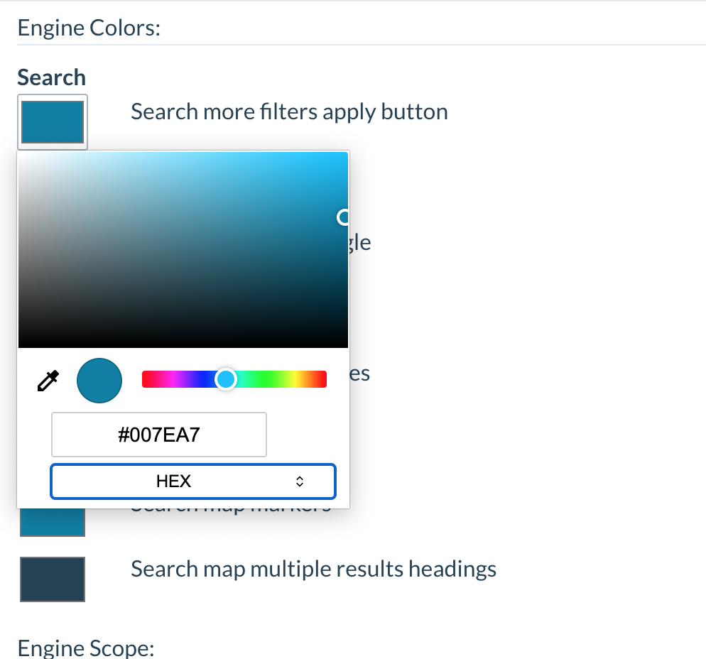 How do I customize my Spacelist Engine's colors? – Spacelist